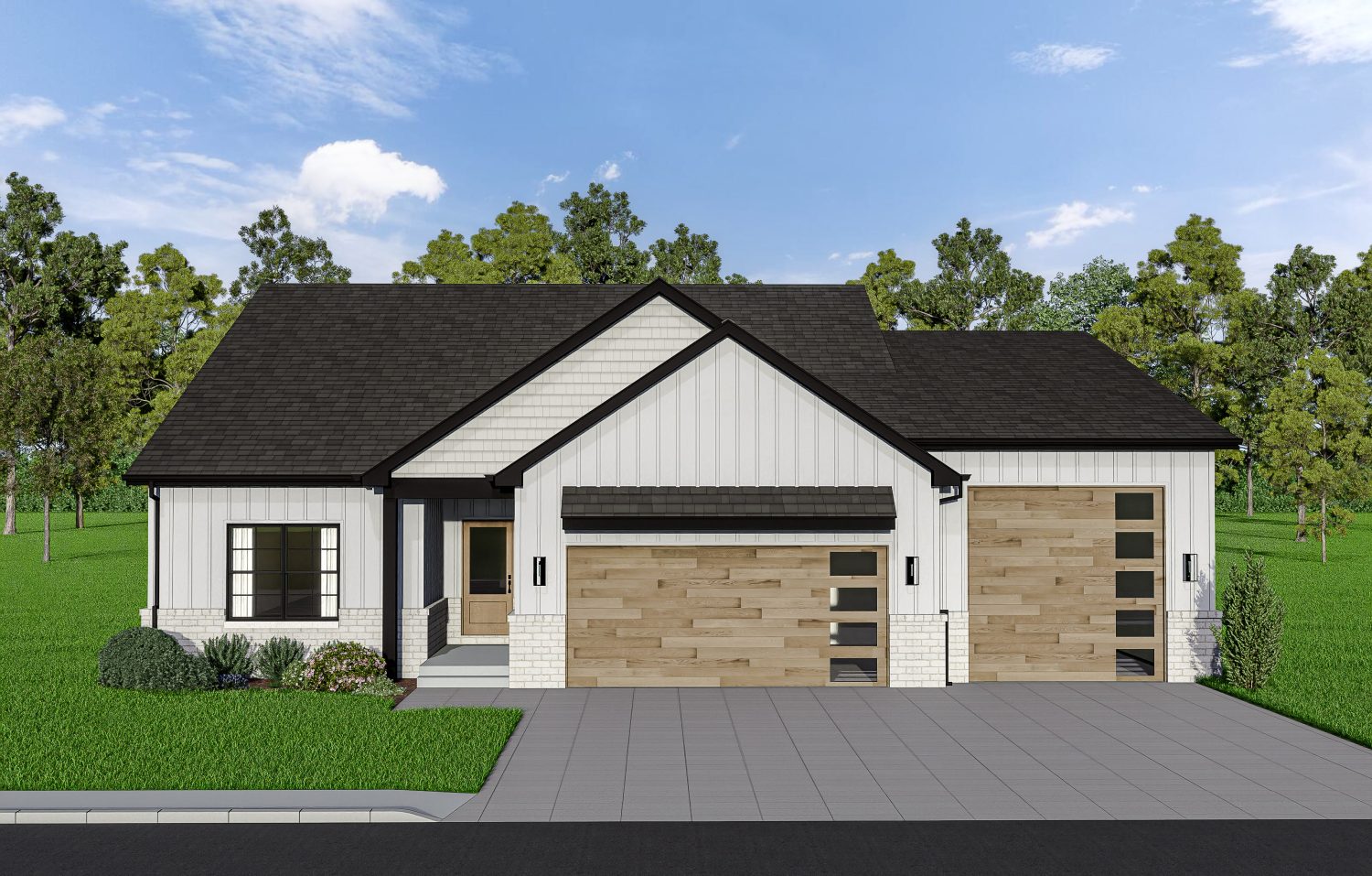The Spruce - 3 Car Garage - Built by MJ HOLLAND